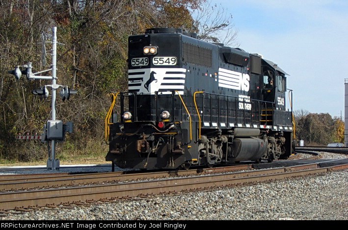 Runnin' long hood forward at the wye